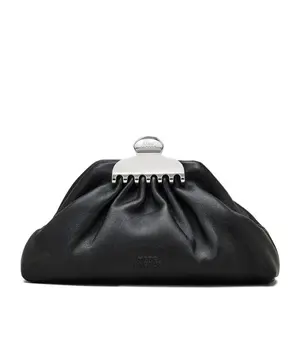 Marc Jacobs Small Clutch Bag With Chain Detail - Black
