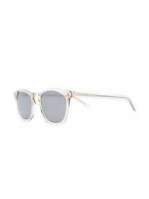 Saint Laurent Slim Rectangular Sunglasses - Gray
