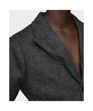 MAISON MARGIELA Single-breasted Blazer - Dark Gray