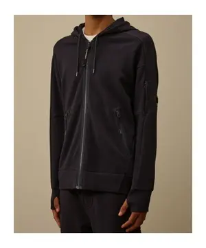 C.P. COMPANY Diagonal Fleece Hooded Sweatshirt
