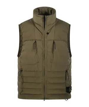 Stone Island Zip-up Down Vest - No