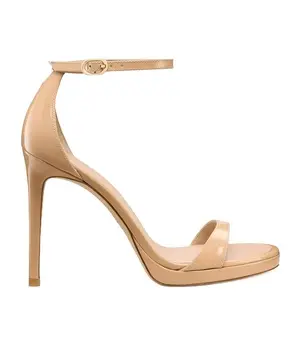 STUART WEITZMAN Nudist Platform Stiletto Sandals - Drab