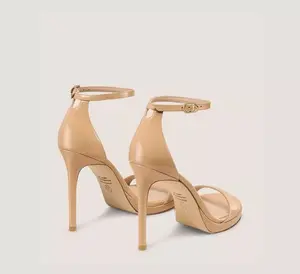 STUART WEITZMAN Nudist Platform Stiletto Sandals - Drab