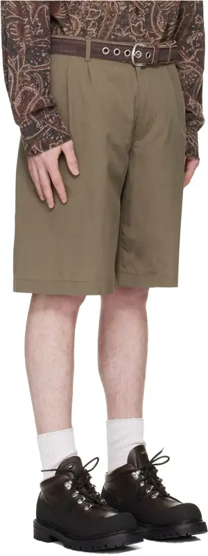 Our Legacy Pleated Ponte Shorts
