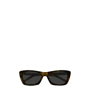 Saint Laurent Rectangle Frame Sunglasses - Black
