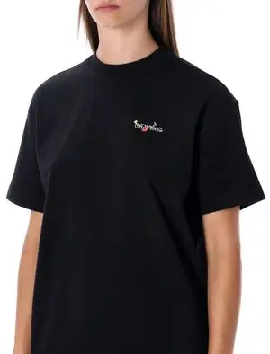 Off-White Arrow Flower Printed Crewneck T-shirt