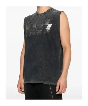 Dsquared2 X Kiss Crewneck Studded Tank Top