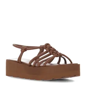 GIANVITO ROSSI Platform Sandals With Knot Detailing