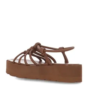 GIANVITO ROSSI Platform Sandals With Knot Detailing