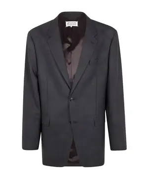 MAISON MARGIELA Single-breasted Jacket - Dark Brown