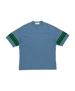 AMBUSH Logo Stripe Detailed Crewneck T-shirt