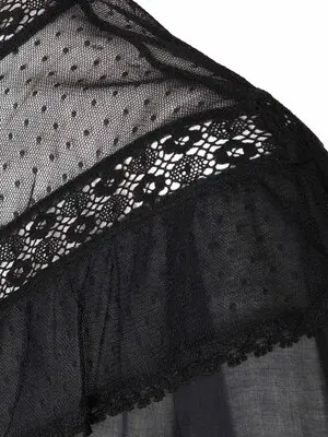 Max Mara Lace Button-up Top