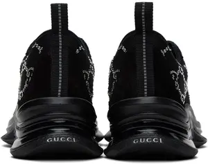 Gucci Run Gg Crystal Mesh Sneakers