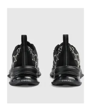 Gucci Run Gg Crystal Mesh Sneakers