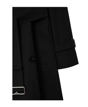 Burberry Double Breasted Belted Waistcoat