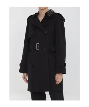 Burberry Double Breasted Belted Waistcoat
