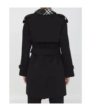 Burberry Double Breasted Belted Waistcoat