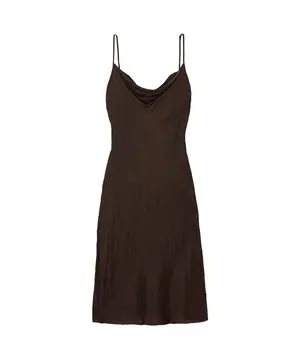 Dries Van Noten Thin Shoulder Strap Dress With Frills