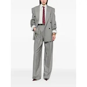 Saint Laurent Cassandre Striped Button-up Shirt