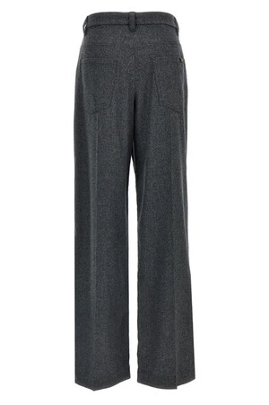 Brunello Cucinelli High-waist Wide-leg Tailored Trousers