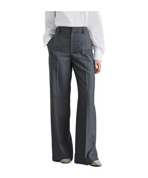 Brunello Cucinelli High-waist Wide-leg Tailored Trousers