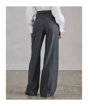 Brunello Cucinelli High-waist Wide-leg Tailored Trousers