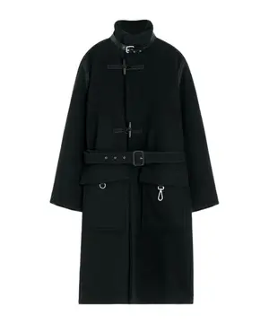 LEMAIRE Belted Patch Pocket Coat