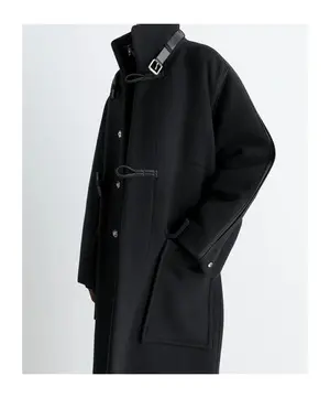 LEMAIRE Belted Patch Pocket Coat