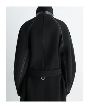 LEMAIRE Belted Patch Pocket Coat