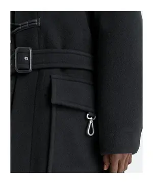 LEMAIRE Belted Patch Pocket Coat