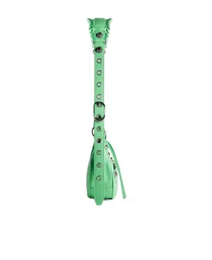 Balenciaga Le Cagole Zipped Shoulder Bag - Light Green