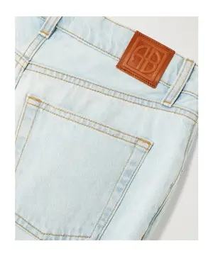 ANINE BING Manon High Waist Wide-leg Jeans - Light Denim