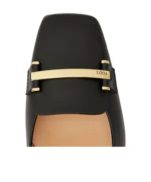 TOD'S Logo Engraved Pumps - Black