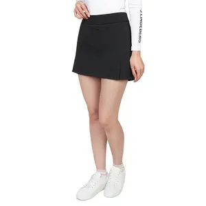 J. Lindeberg A-line Mini Skirt With Elastic Waistband - Black