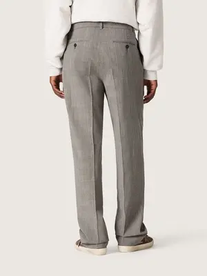 GOLDEN GOOSE Checked Slim-fit Pants