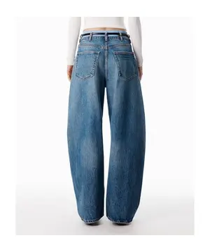 Alexander Wang Layered Jeans With Twisted Detailing - Blue