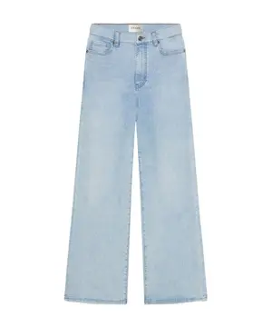 FRAME A Le Slim Palazzo Jeans - Blue