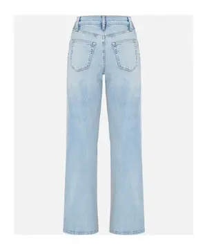 FRAME A Le Slim Palazzo Jeans - Blue