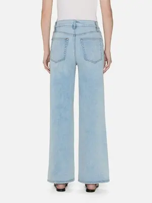 FRAME A Le Slim Palazzo Jeans - Blue