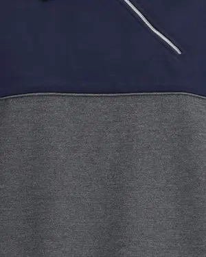 Miu Miu Two-toned Polo Sweatshirt - Anthracite/blue
