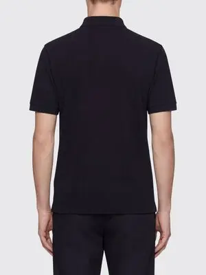 Stone Island Logo Patch Short Sleeved Polo Shirt - Blue