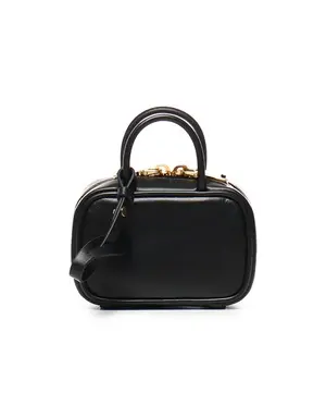 Miu Miu Logo Embossed Leather Trick Keychain
