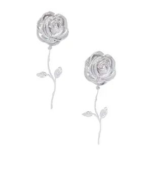 Magda Butrym Rose Stem Earrings