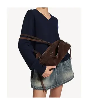 Balenciaga Carrie Small Bowling Bag - Black