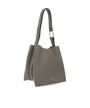 Furla Nuvola Logo Printed Mini Bucket Bag