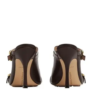 Bottega Veneta Strapped Buckle Heel Sandals