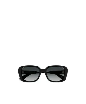 Chloé Rectangular Frame Sunglasses - Black