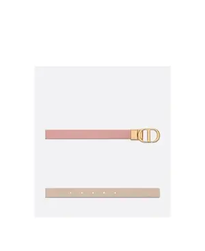 Dior 30 Montaigne Reversible Belt - Nude