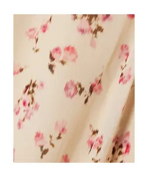 Isabel Marant Étoile Asymmetric Floral Print Midi Skirt - Beige