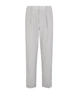 Fendi Pinstripe Pleated Trousers